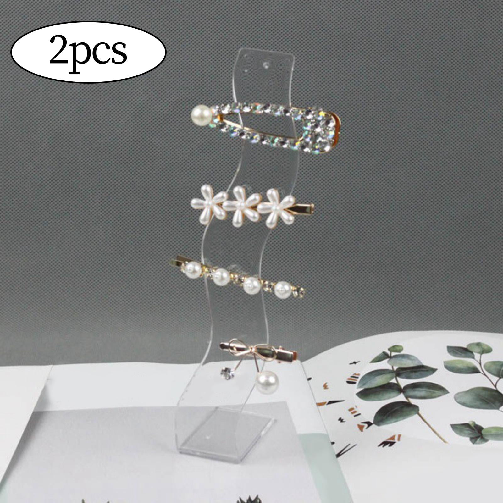 2x Hair Clip Display Stand Storage Stand Dresser Gifts Accessories ...