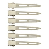 Offray accessories, silver 2 1/4 inch medium metal pointed clips great ...