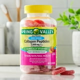 Spring Valley Zero Sugar Collagen Peptides Gummies for Hair/Skin/Nails ...