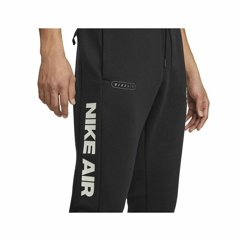 Men s Nike Air Black Brushed Back Fleece Joggers 2XL