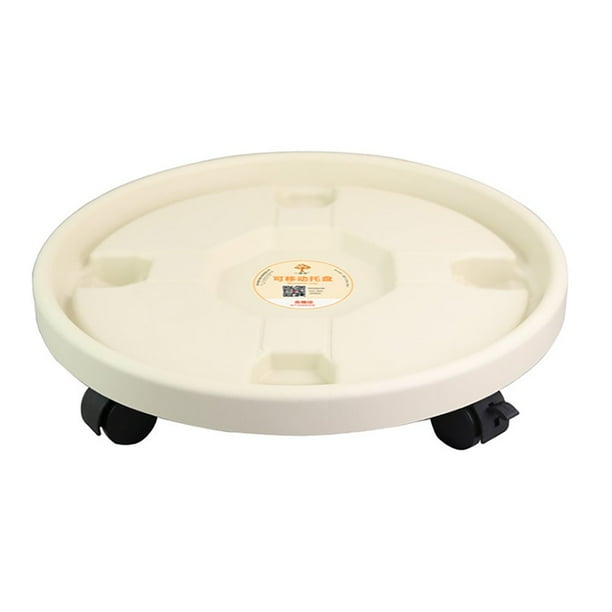 Plastic Tray Movable Holder Flower Pot Rack Wheels For Women Girls ...
