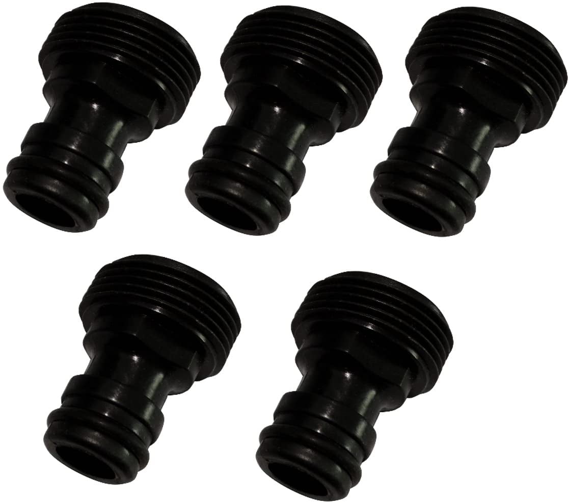 5X Quick Connect Hose To 3/4 Male Thread Connector Adapter C17785 ...