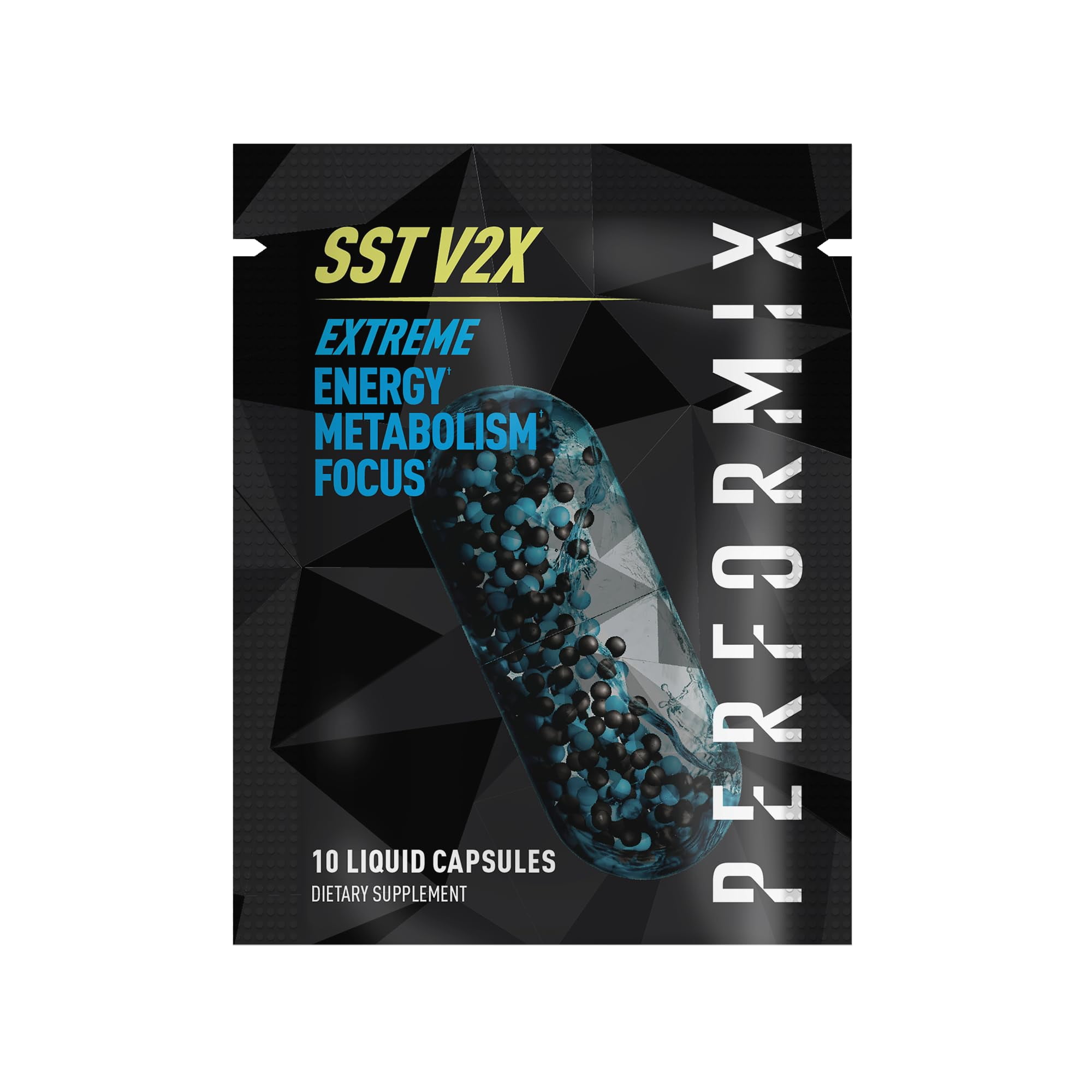 Suplementos energéticos PERFORMIX SST V2X Pre Workout, 10 cápsulas ...