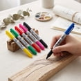 6Pcs Permanent Markers Fine Point Waterproof Colored Marker Pens for ...