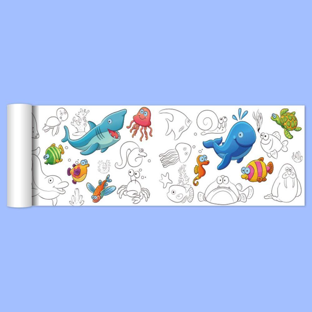 Rollo De Dibujo ORLANTHA Papel 30 * 90cm Graffiti Scroll Juguetes Diy ...