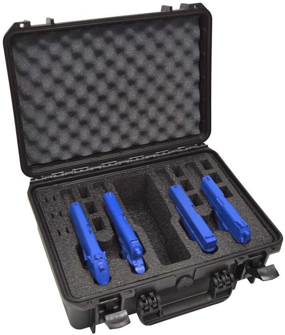Doro 4 Pistol & 12 Magazine Hard Carry Case with Custom Foam Insert ...