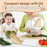 Lzvxtym 2 Pcs Triangle Sandwich Containers, Plastic Sandwich Box Clear ...