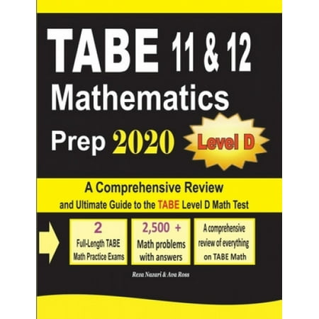 TABE 11 & 12 Mathematics Prep 2020: A Comprehensive Review and Ultimate ...