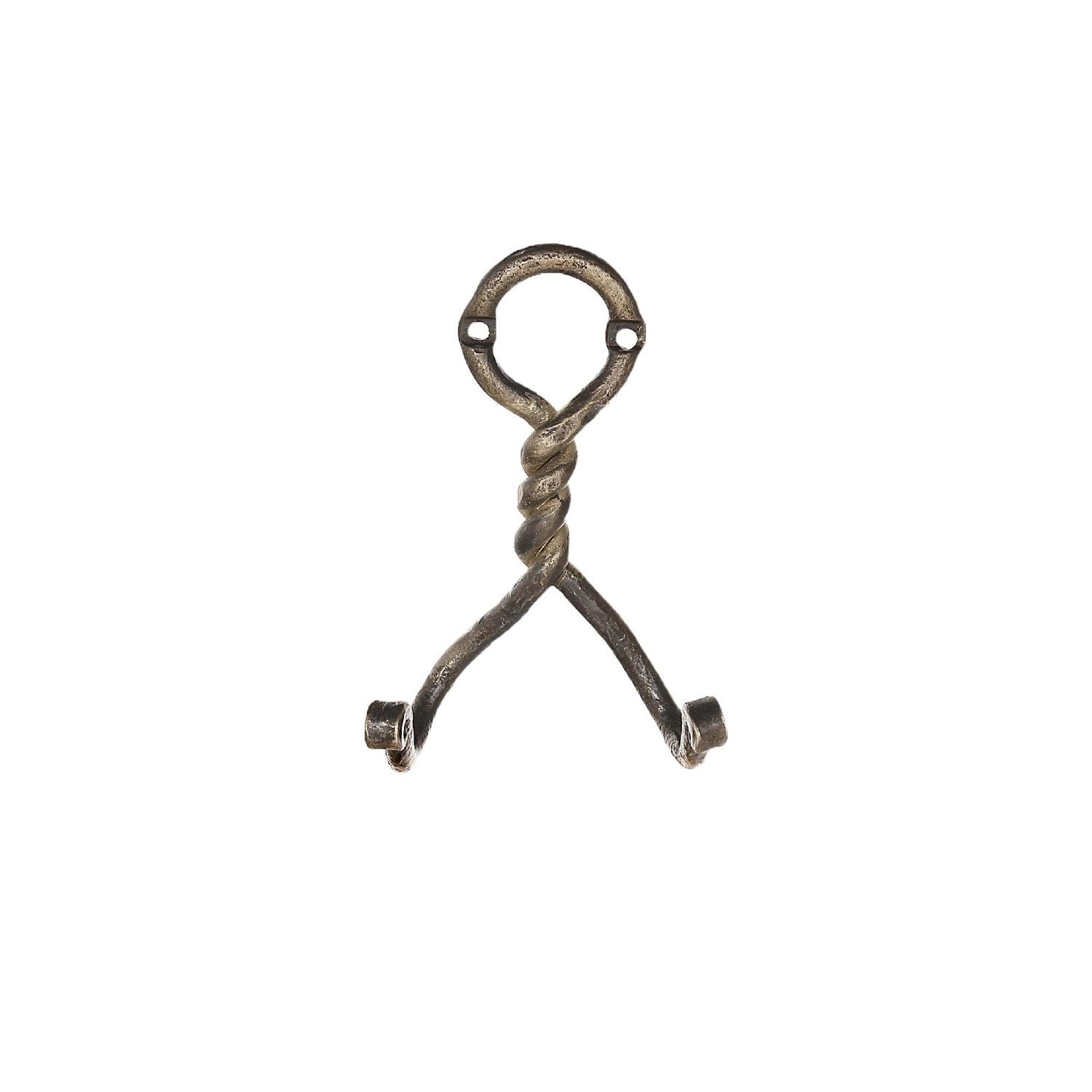Click here for Ih Casadécor Double Twist Iron Wall Hook (Antique... prices