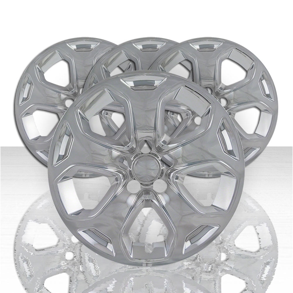 2011-2014 Ford Edge Chrome 4pc 18" 5 Spoke Wheel Skins and Rims Hub ...