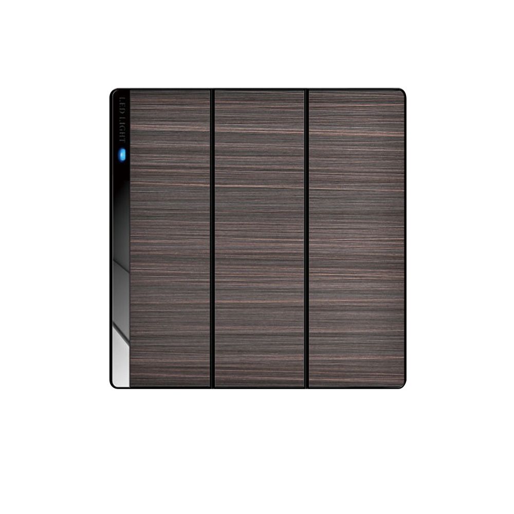 Stylish Stainless Steel Wire Drawing Large Panel 86mm 1/2/3/4 Gang 1 ...