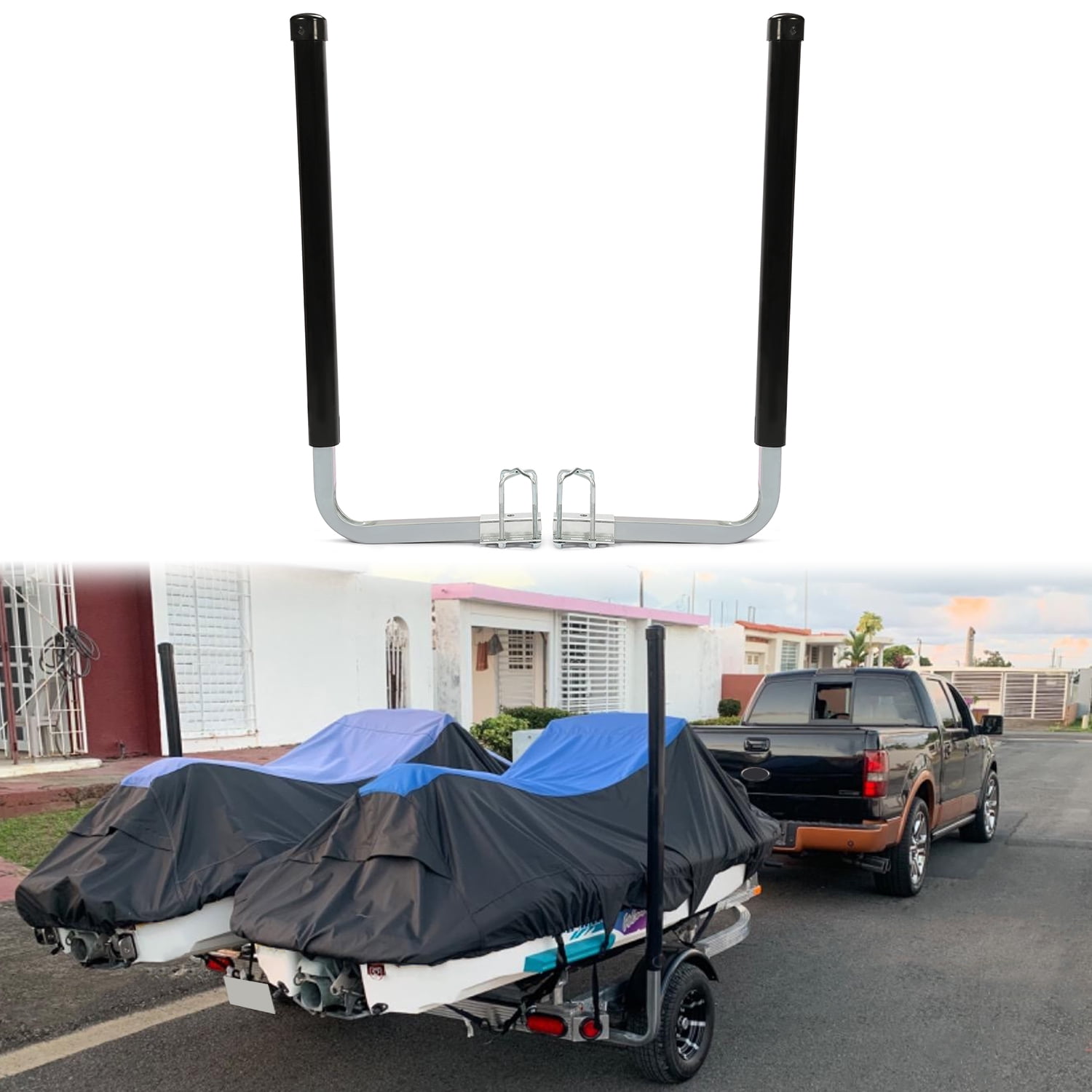 Kojem 40" Boat Trailer Post Guide on 2 PCS with Black PVC Tube Guide ...
