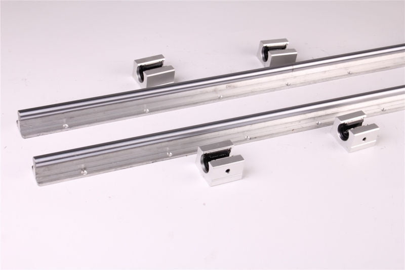 SBR12 1500MM Supported Linear Rail Shaft Rod With 4 pcs SBR12UU ...