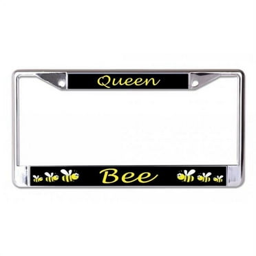 Queen Bee, Bumble Bee License Plate Tag Frame, Multiple Colors ...