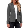 Avirosel Women's Casual Blazers Solid Open Front Long Sleeve ...