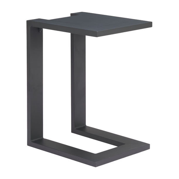 Mesa Lateral Exterior Tudi Negro Kessa Muebles | Bodega Aurrera en línea