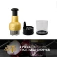 Thyme & Table Veggie Chopper with Stainless Steel Blade and Removable ...