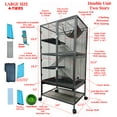 LARGE Two Story Double Unit Small Animal Critter Hamster Habitat Mouse ...