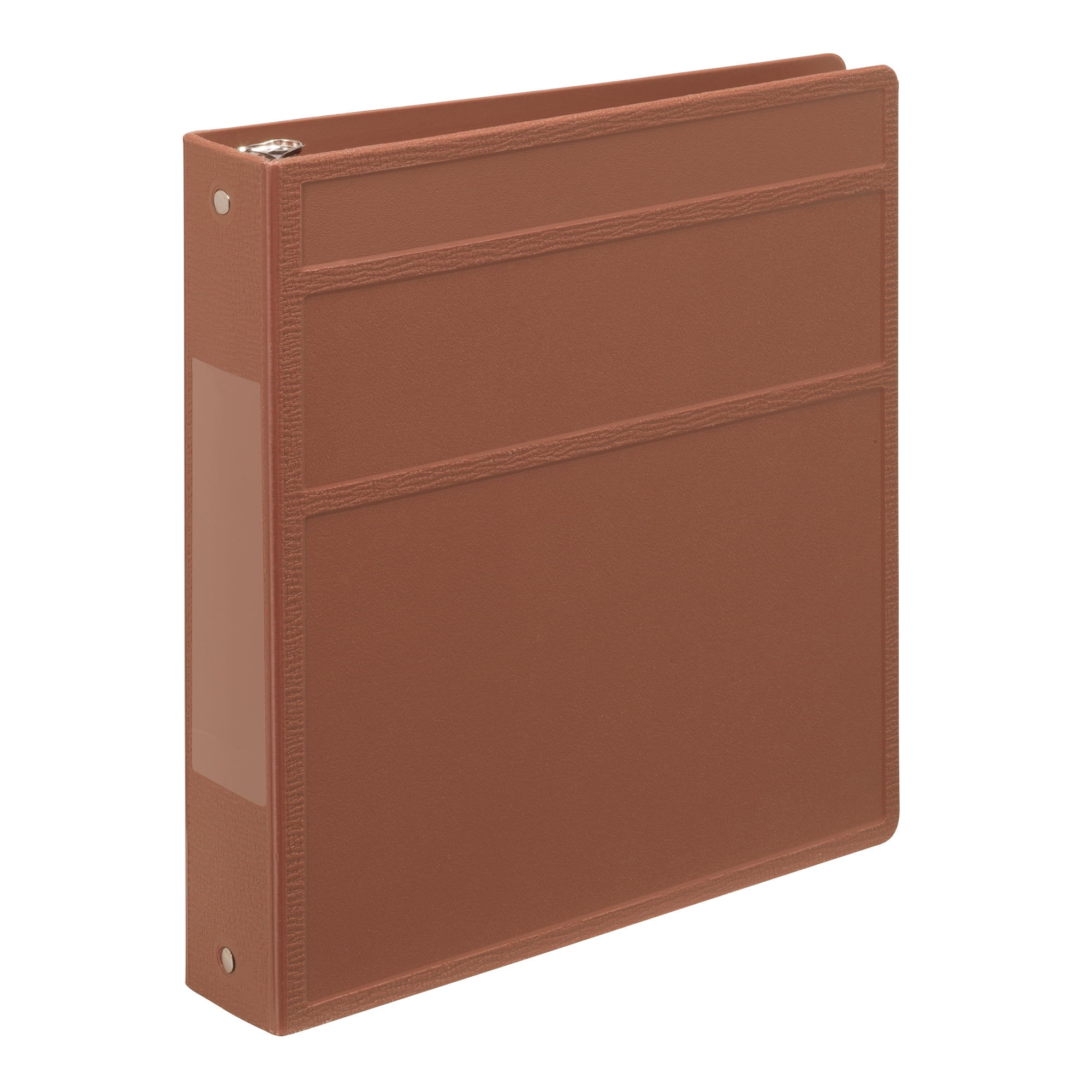 Carstens 1.5- Inch Heavy Duty 3-Ring Binder - Side Opening, Terra Cotta ...