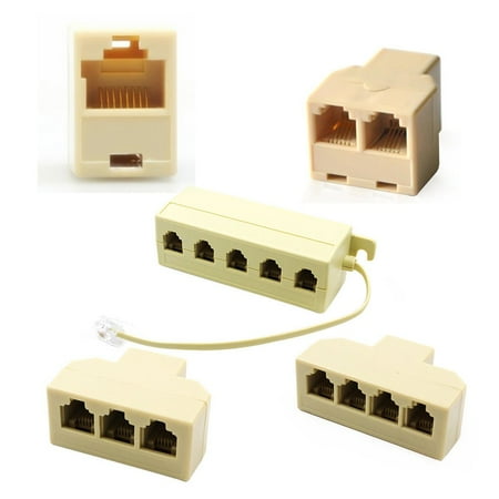 TOP.E Telephone Line Distribution Box 5 Way Socket 4C Rj11 Telephone ...