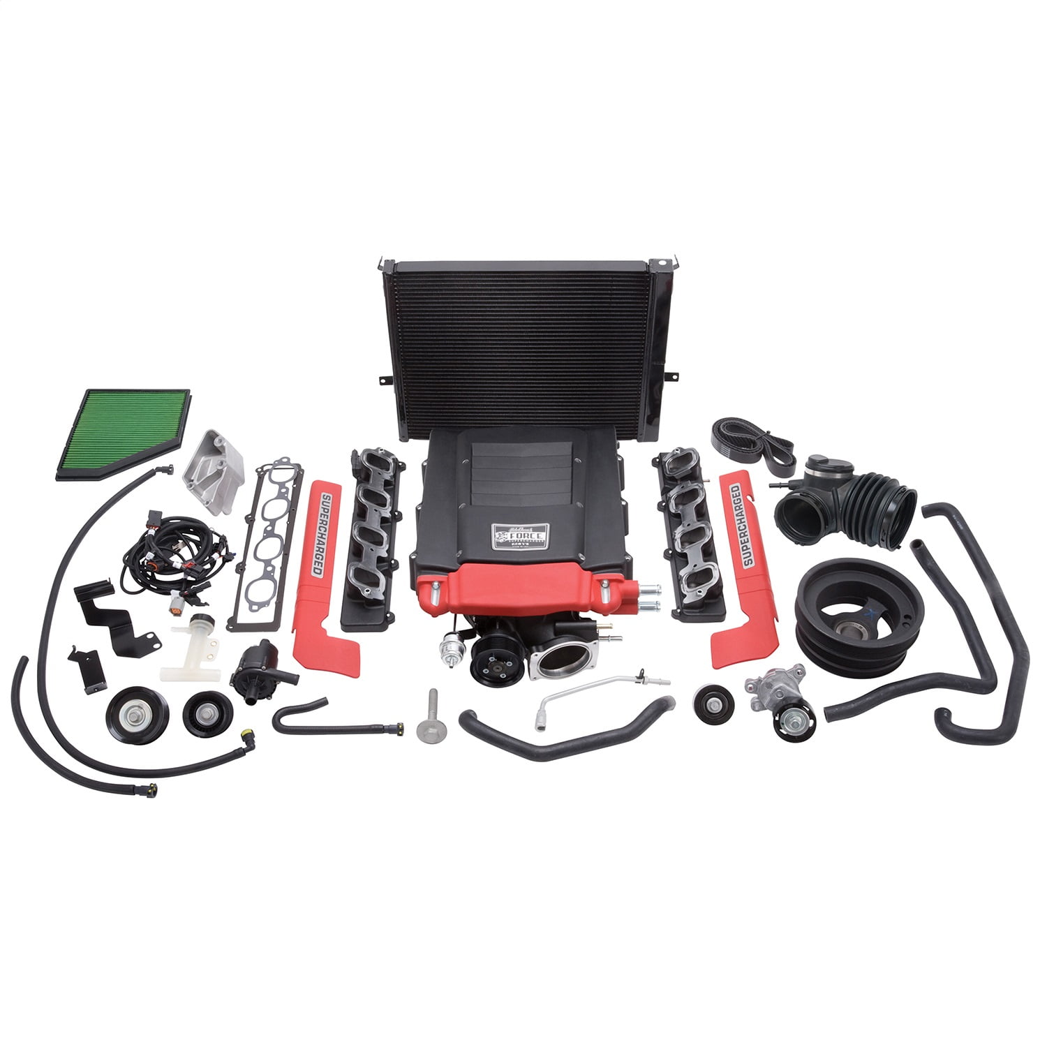 Edelbrock 1529 E-Force Stage-1 Street Systems Supercharger System; 2300 ...