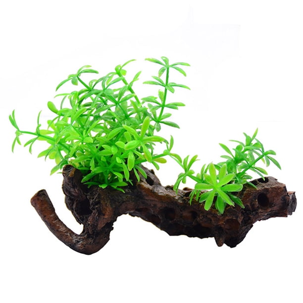 Ustyle Fish Tank Decorations Plastic Water Plants Aquarium Aquatic ...
