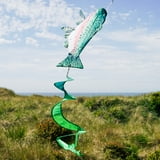 In the Breeze Rainbow Trout Windsock with Spinning Plastic Tail for ...
