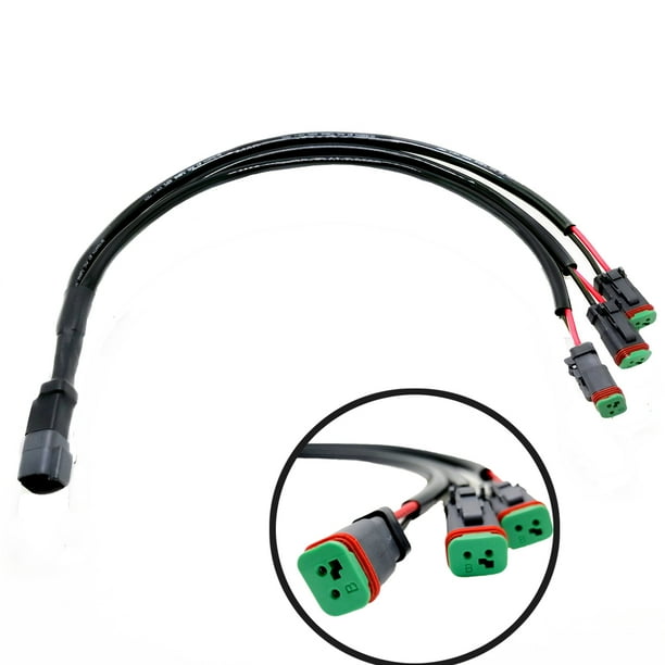 Top-Max 3 In 1 DT DTP Female Connector Wiring Harness Deutsch Triple ...