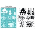 2 pc Self-Adhesive Silk Screen Printing Stencil for Painting on Wood ...