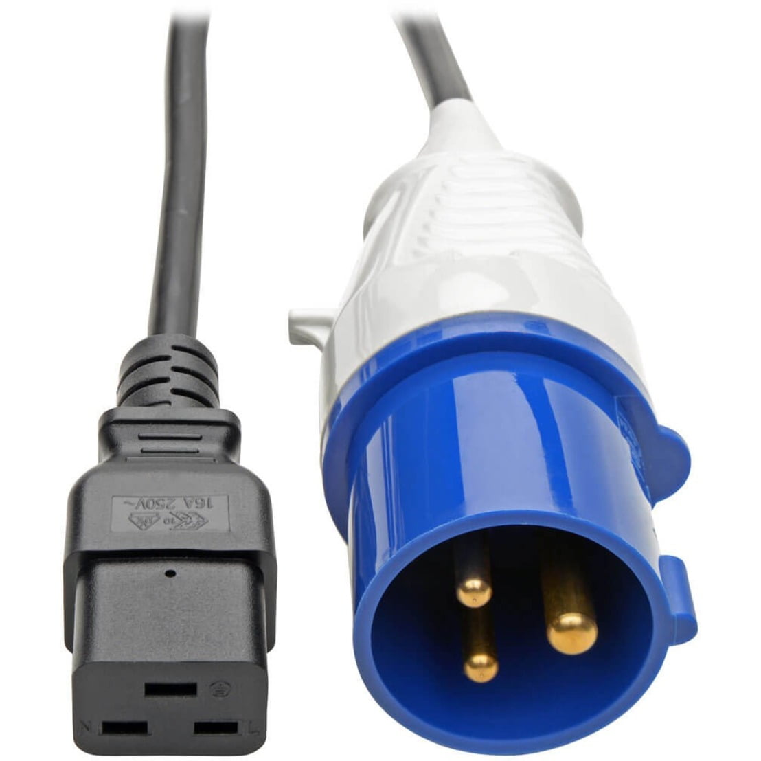 Tripp Lite 10ft Heavy Duty Power Cord 16A (IEC309 to C19) - Walmart.com
