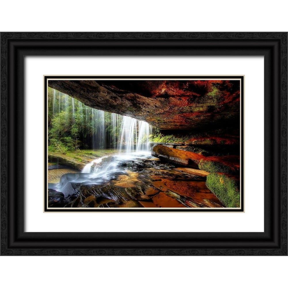 Lucey, Mark 18x13 Black Ornate Wood Framed with Double Matting Museum ...