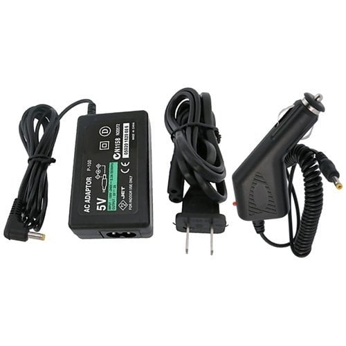 Wall AC + Car Charger for Sony PSP 1000 2000 3000 - Walmart.com