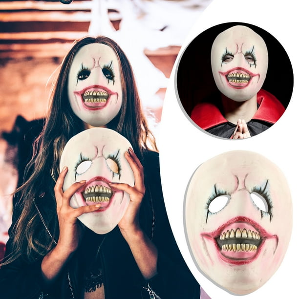 Máscara de payaso de Halloween de estación independiente Bloody Scary ...