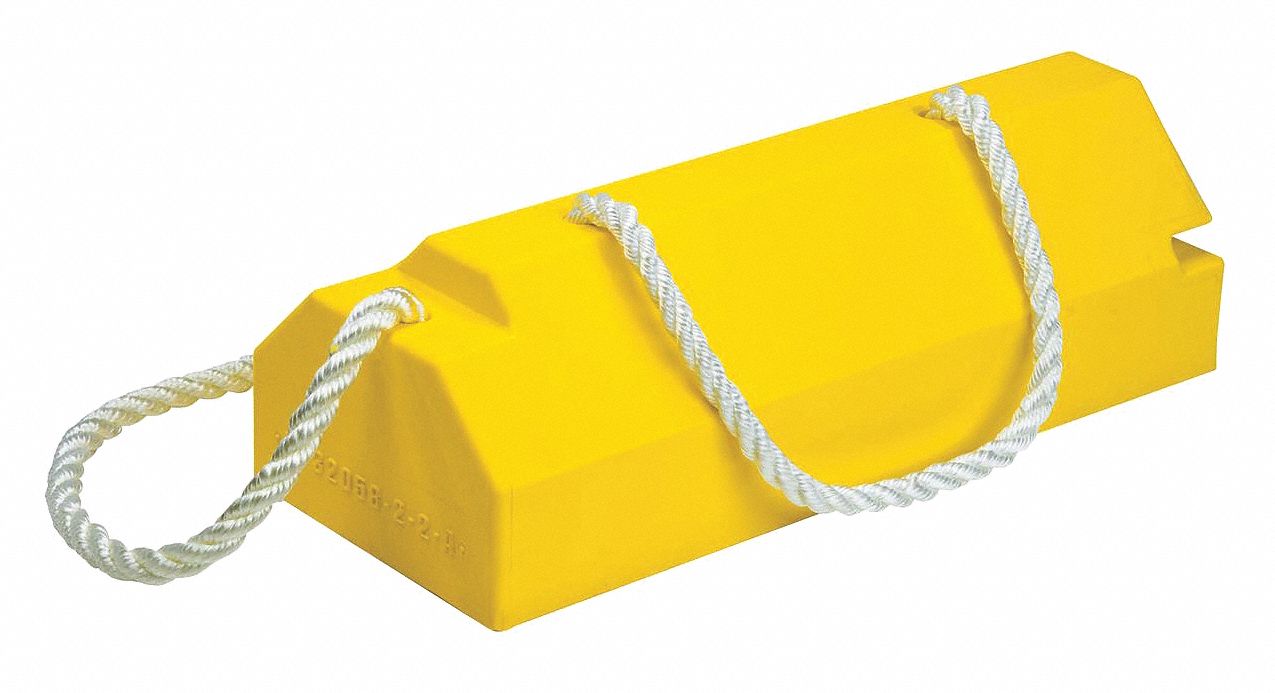 Checkers Airplane Chock,6 In,Urethane,Ylw AC6820-LR-RP - Walmart.com