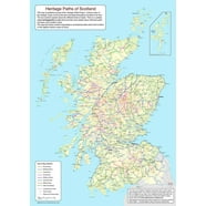 24x24in Coated Paper England Regions Poster Countries of the World Maps ...