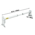 VEVOR Roof Ladder Rack Van Ladder Rack 46-68 in Adjustable 2 Bars 331 ...