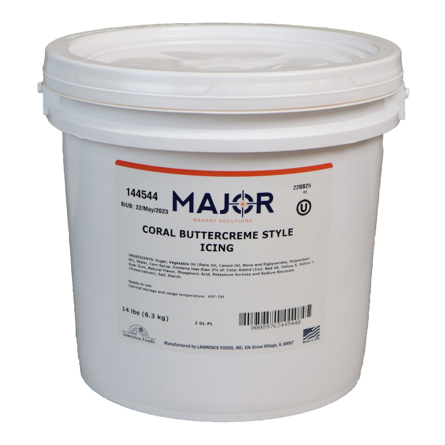Major DecoCremes Icing, Coral 14 lbs. - Samsclub.com