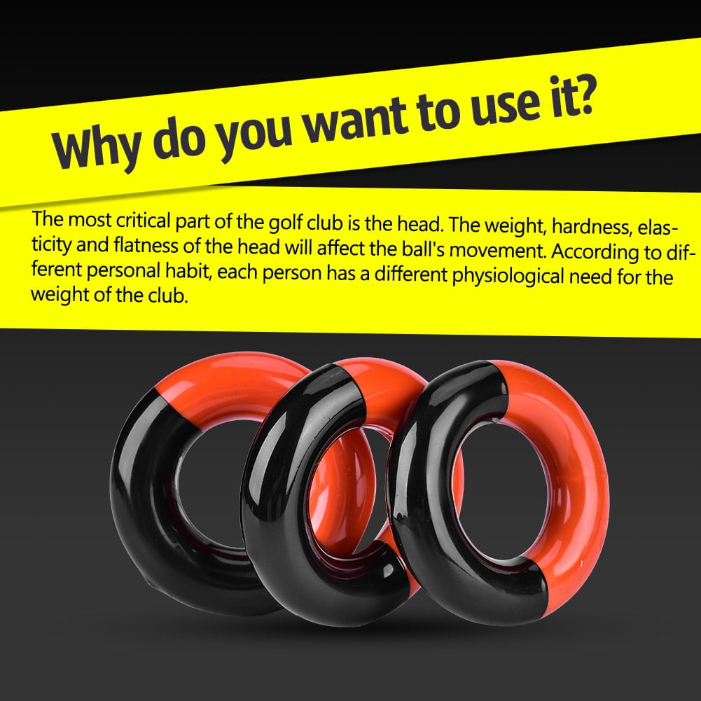 Keen so Golf Club Weighted Ring Swing, 3Pcs Reemplazo de Anillo ...
