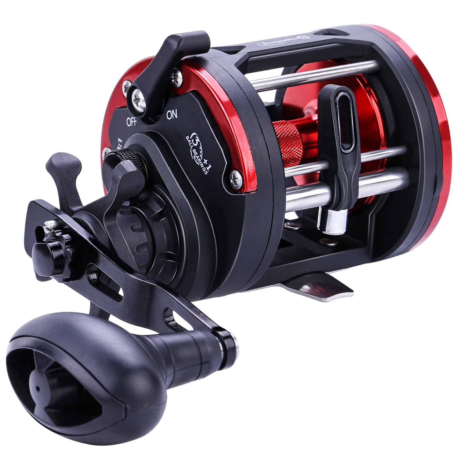 Sougayilang Trolling Reel Level Wind Conventional Reel Graphite Body ...
