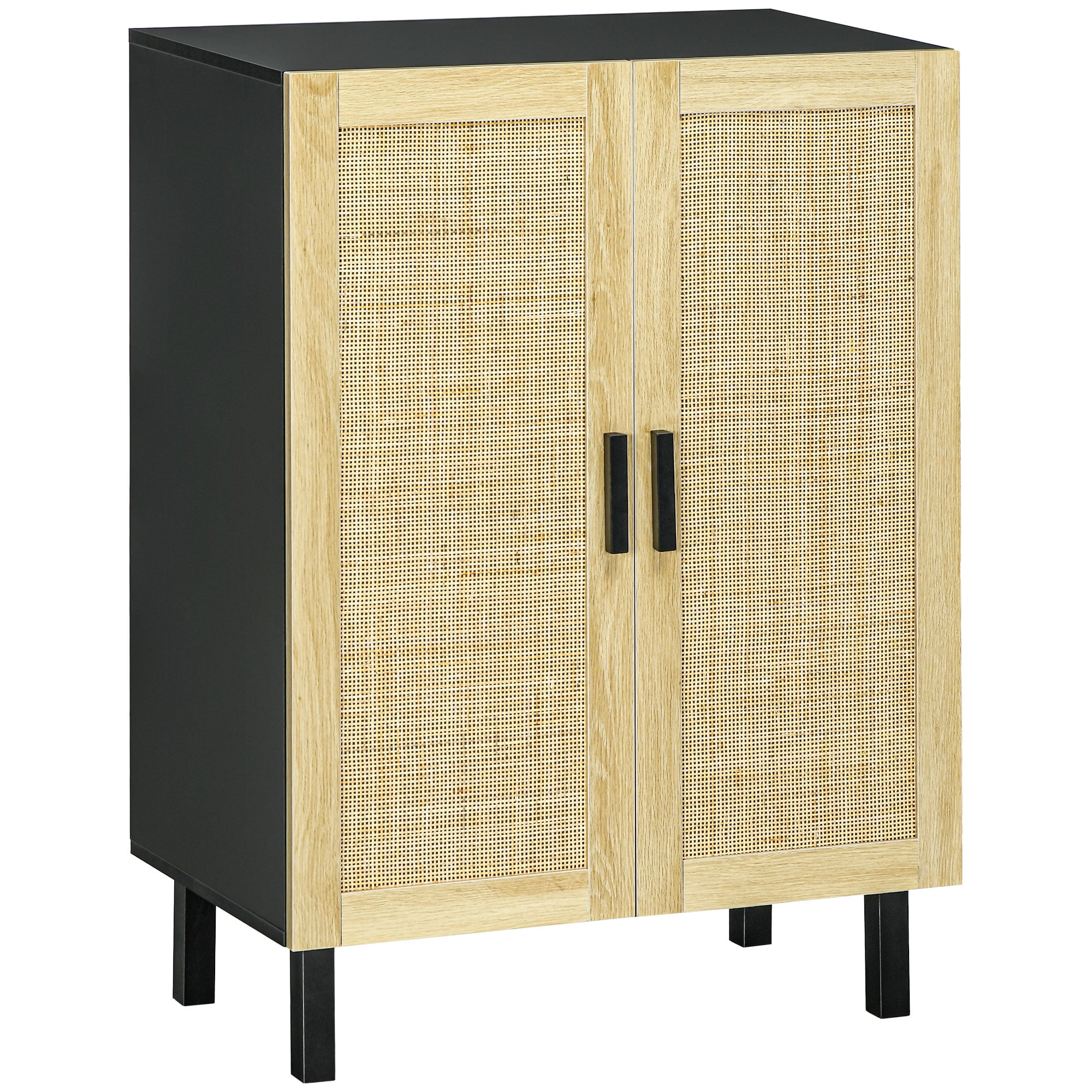 Click here for Homcom Boho Sideboard Buffet Cabinet With 2 Rattan... prices
