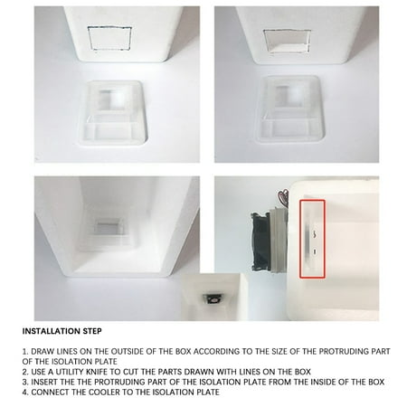 Refrigeration Cooling System, Durable DC 12V 10A Solid State Cooler ...
