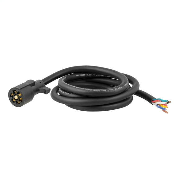 CURT 56621 Replacement 7-Pin RV Blade 7-Way Trailer Wiring Harness Plug ...