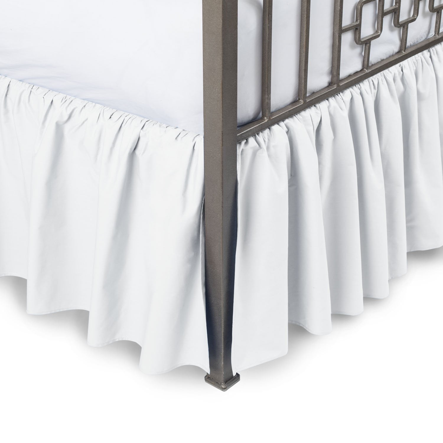Click here for Cotton Metrics Linen Gathered Dust Ruffle Bed Skir... prices
