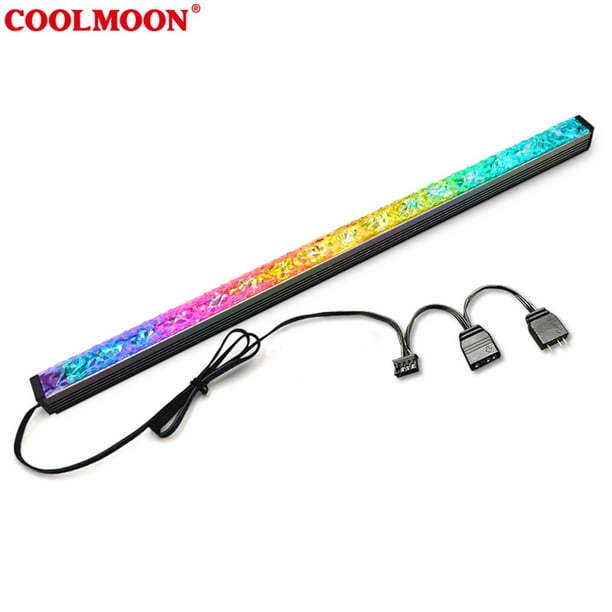 COOLMOON ARGB LED Strip Light with 5V 3Pin Small 4Pin Header Changing ...