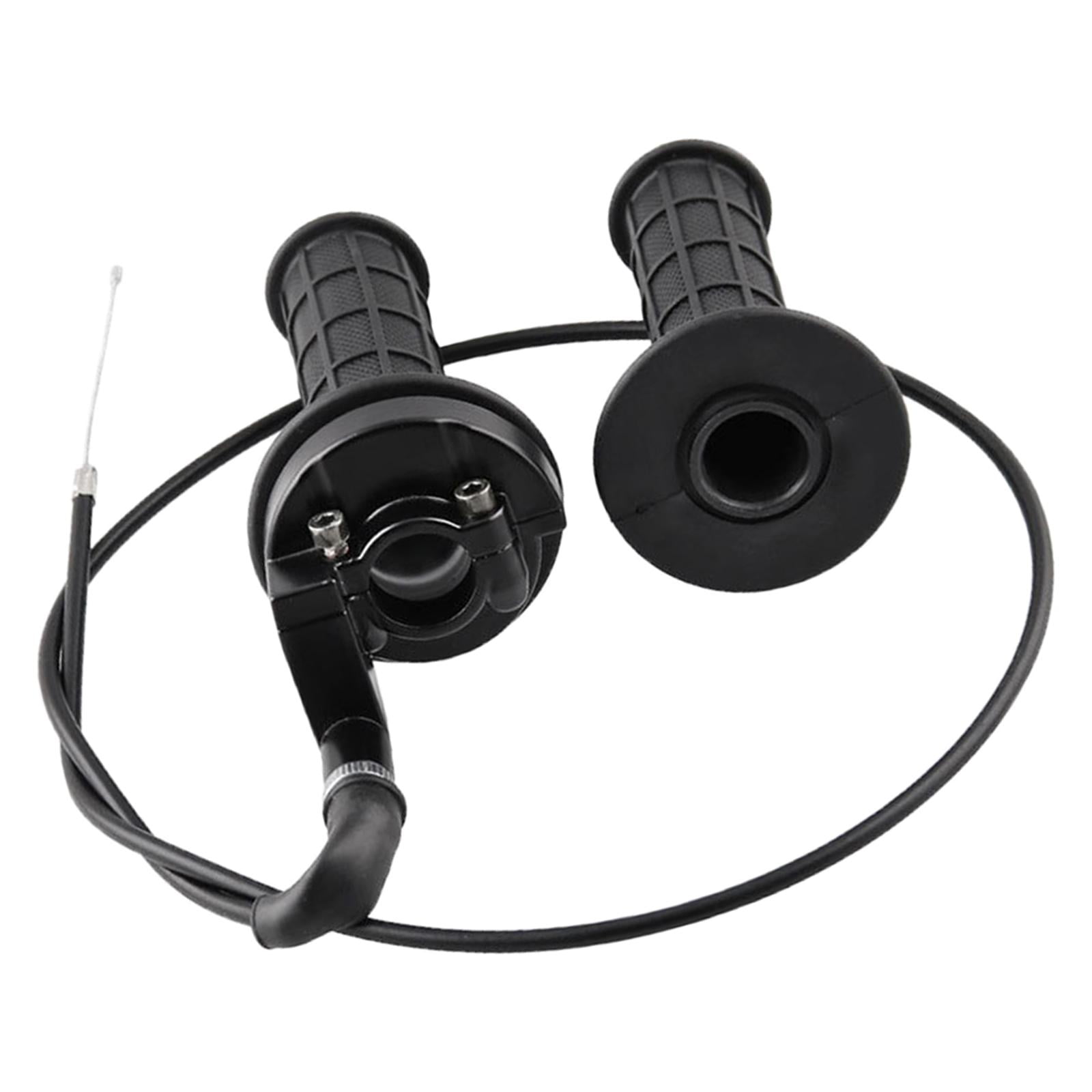 22mm Motorcycle Twist Throttle Handle Grip with Cable, Accessories ...