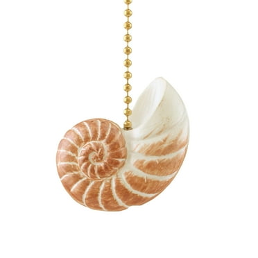 Starfish Seashells Sea Shell Beach Ceiling Fan or Light Pull Chain ...