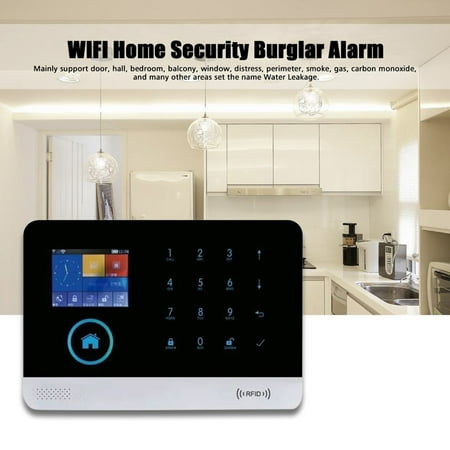 2018 Upgraded Version Intelligent WIFI Home Security Burglar Alarm GSM ...