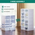 Dextrus Shoe Storage Organizer, Installation-Free Shoe Box with ...