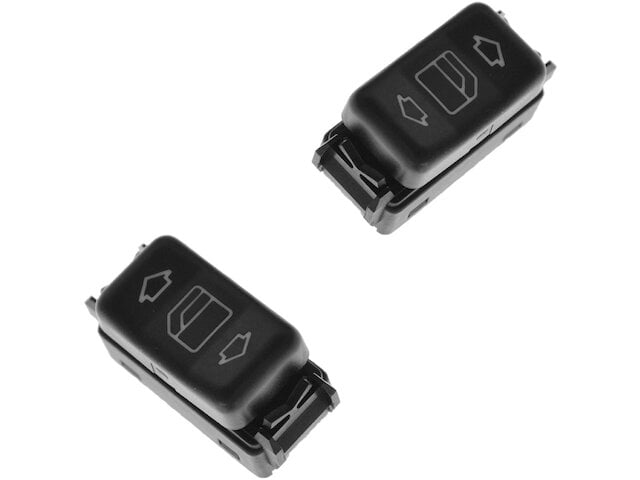 Window Switch Set 2 Piece Set - Compatible with 1988 - 1989 Mercedes ...
