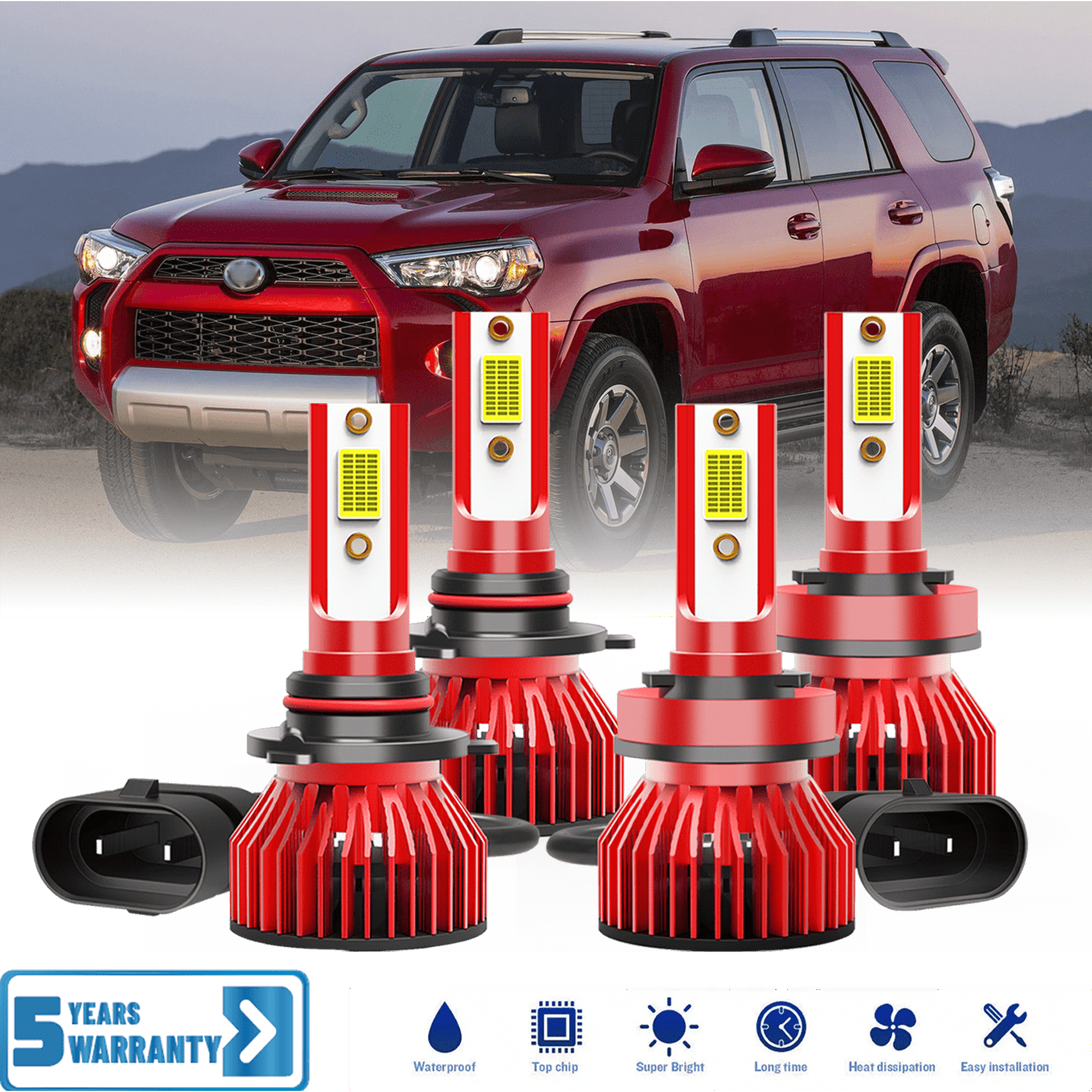 Click here for Aqj Fit For Toyota 4runner 2006-2022 - 9005 H11 Le... prices